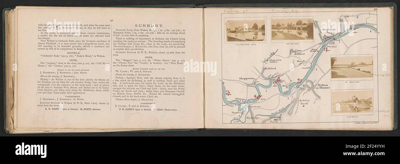 View of a lock in the Thames at Sheppertton; Shepperton lock Stock ...