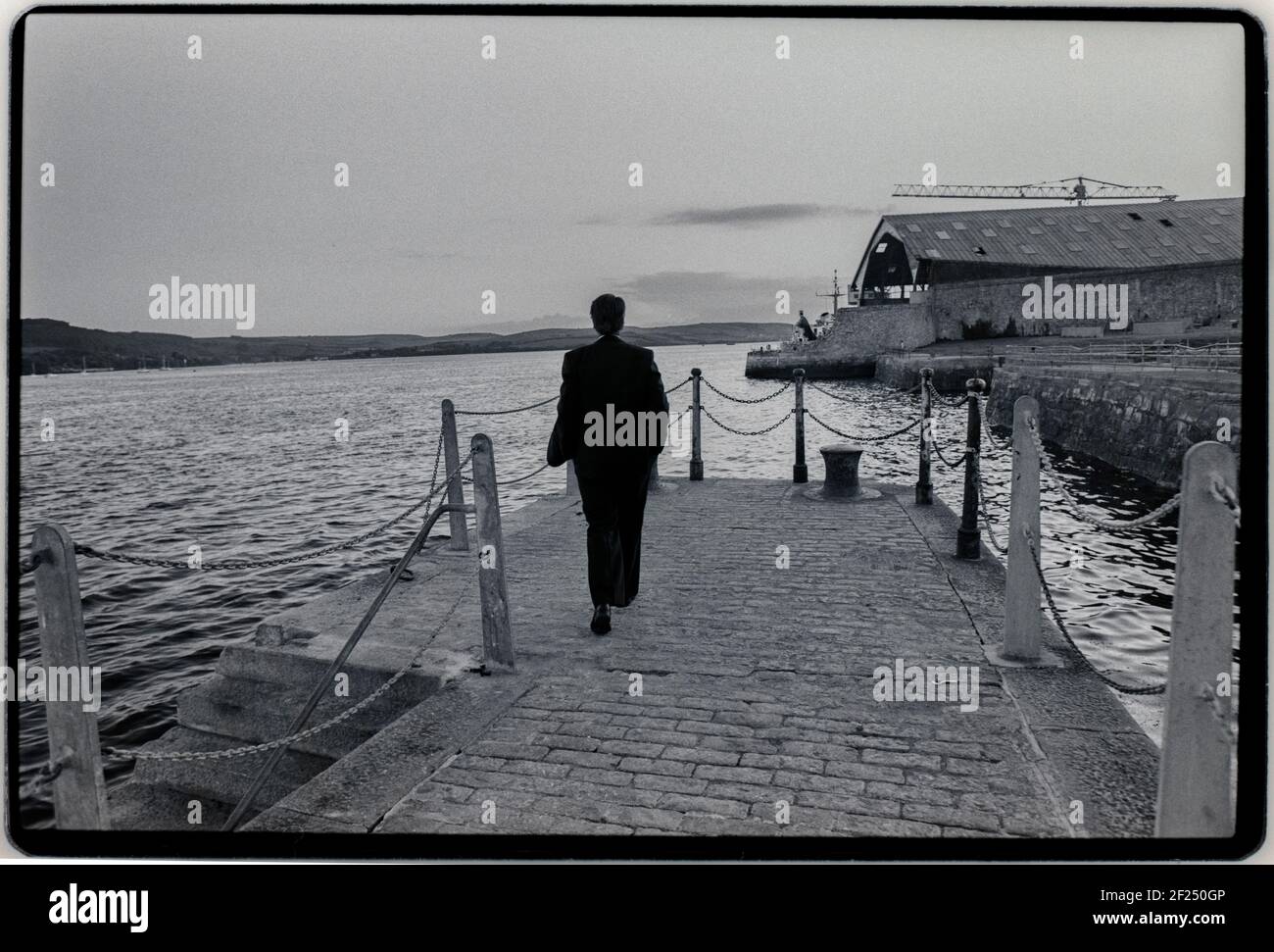 David Owen of the SDP on the British Election Campaign in 1987 Stock ...