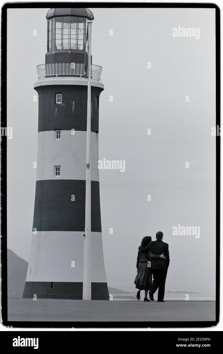 David Owen of the SDP on the British Election Campaign in 1987 Stock ...