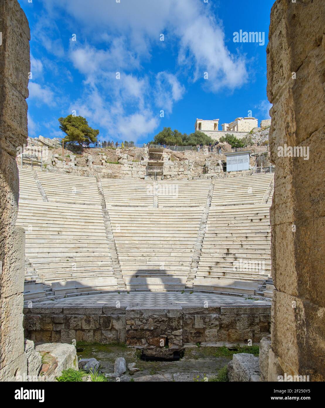 Amphitheatre acropolis athens greece hi-res stock photography and ...
