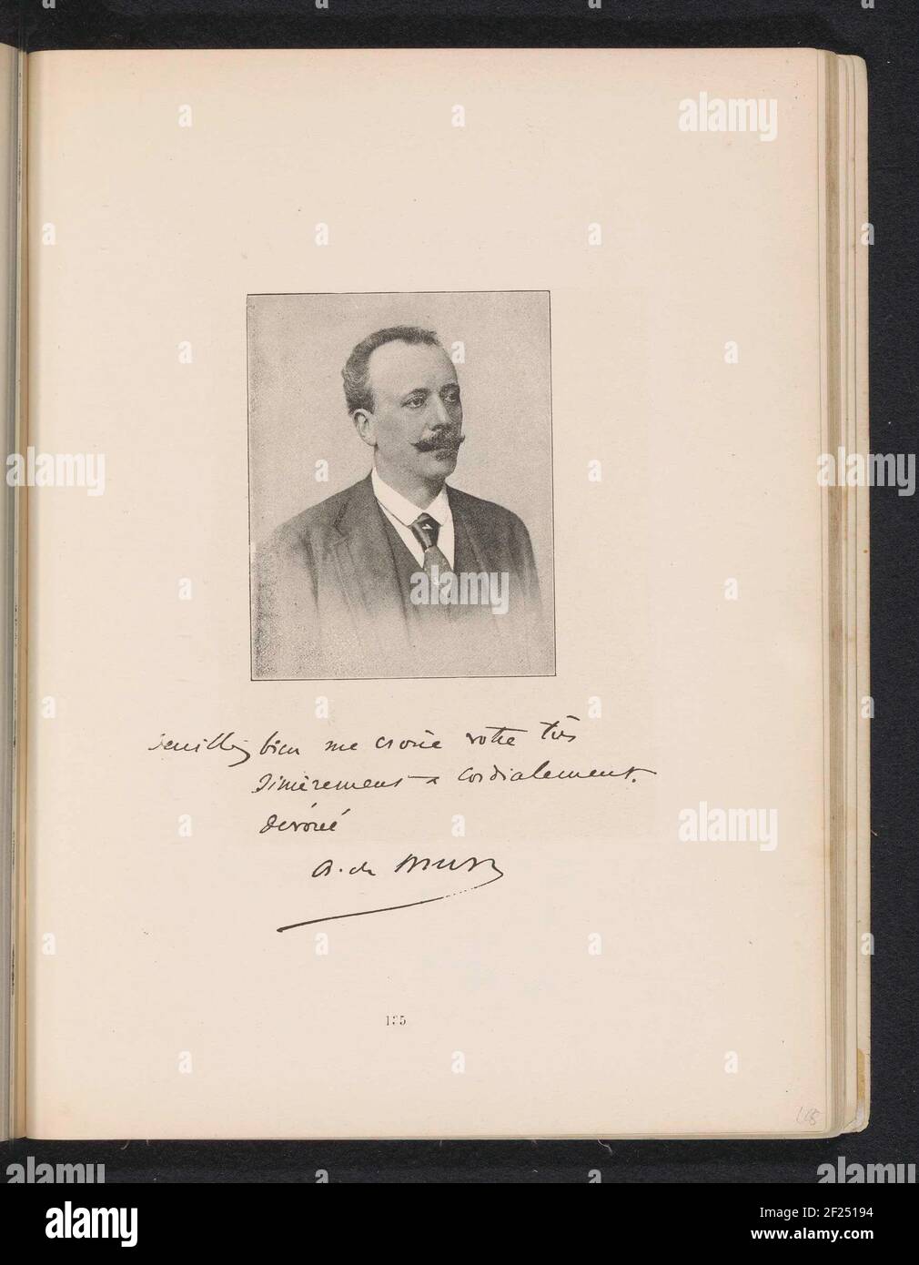 Portrait of Albert de Mun Stock Photo - Alamy