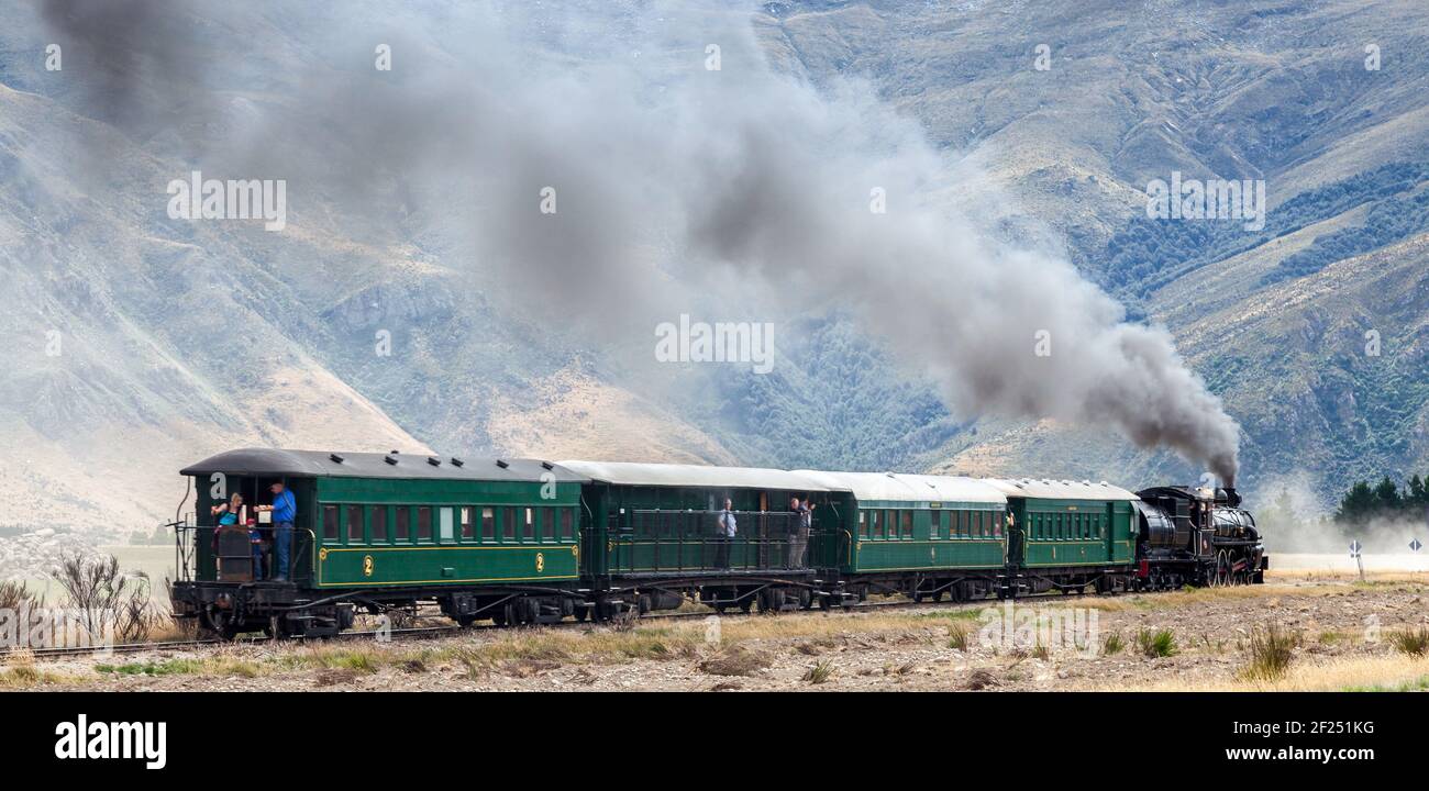 Kingston flyer new zealand steam train hi-res stock photography and ...