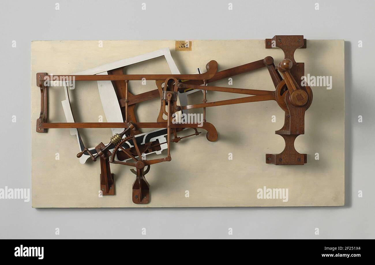 Model of an Oscillating Steam Engine with Adjustable Steam Valve.Beight ...
