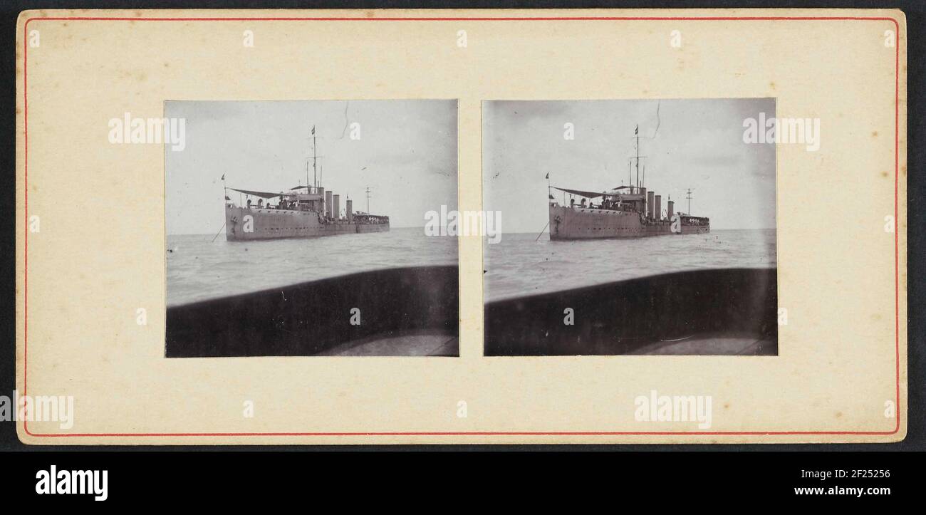 Dutch ship.A Dutch steamship, lying for anchor. Part of a group of ...