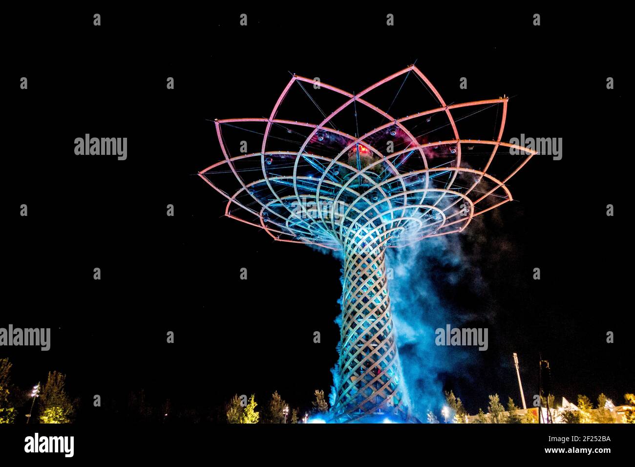 Tree of Life at Expo in Milan Italy Stock Photo - Alamy