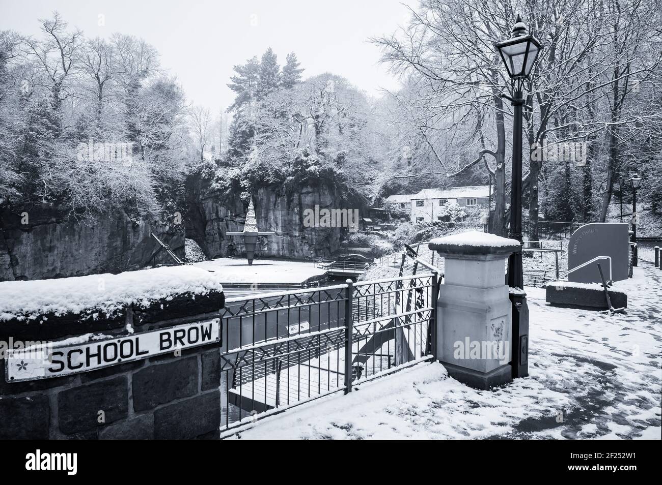 Worsley Delph and Nailmakers Basin, Bridgewater Canal, Worsley Stock ...