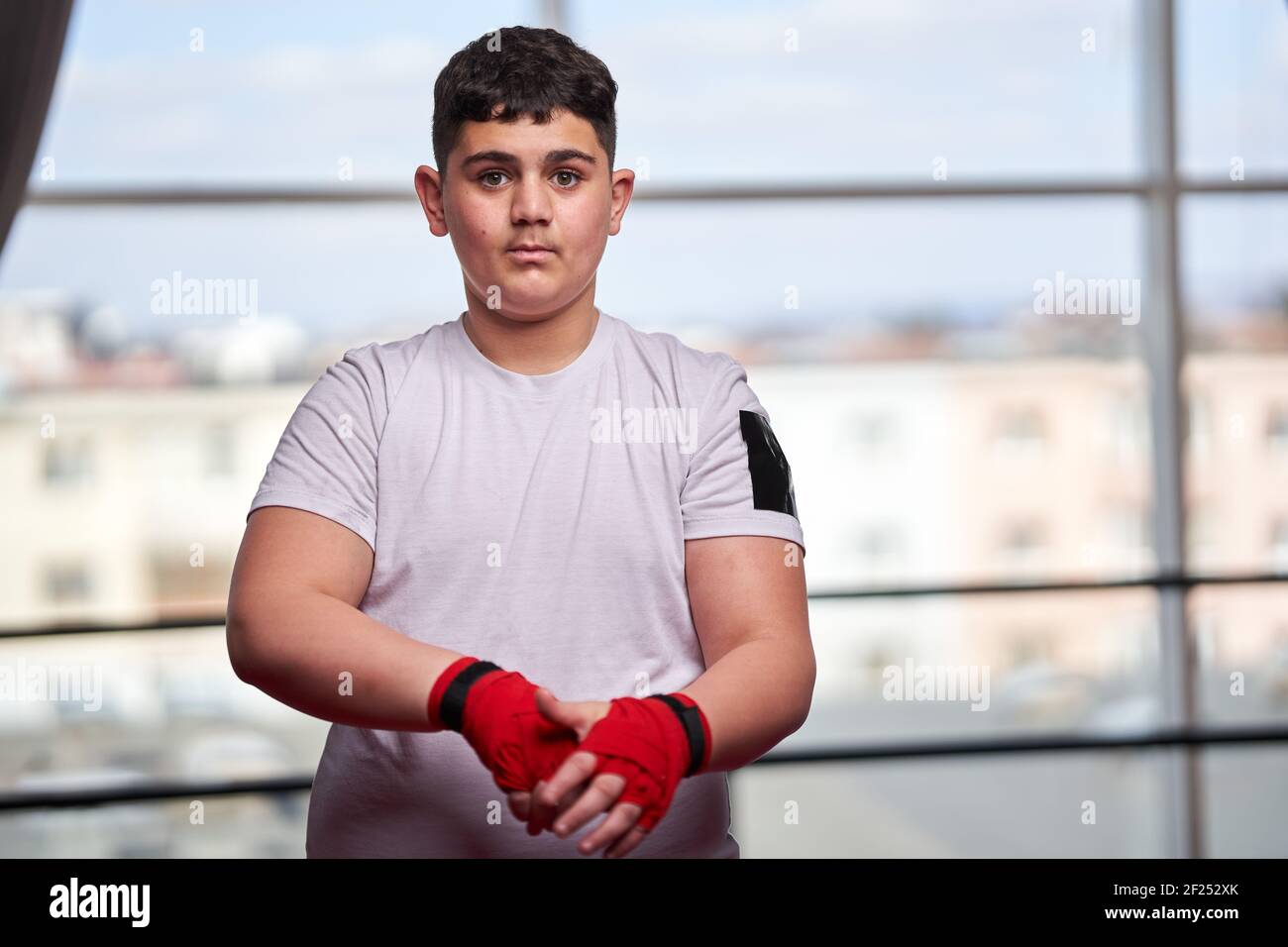 Overweight man boxer portrait hi-res stock photography and images - Alamy