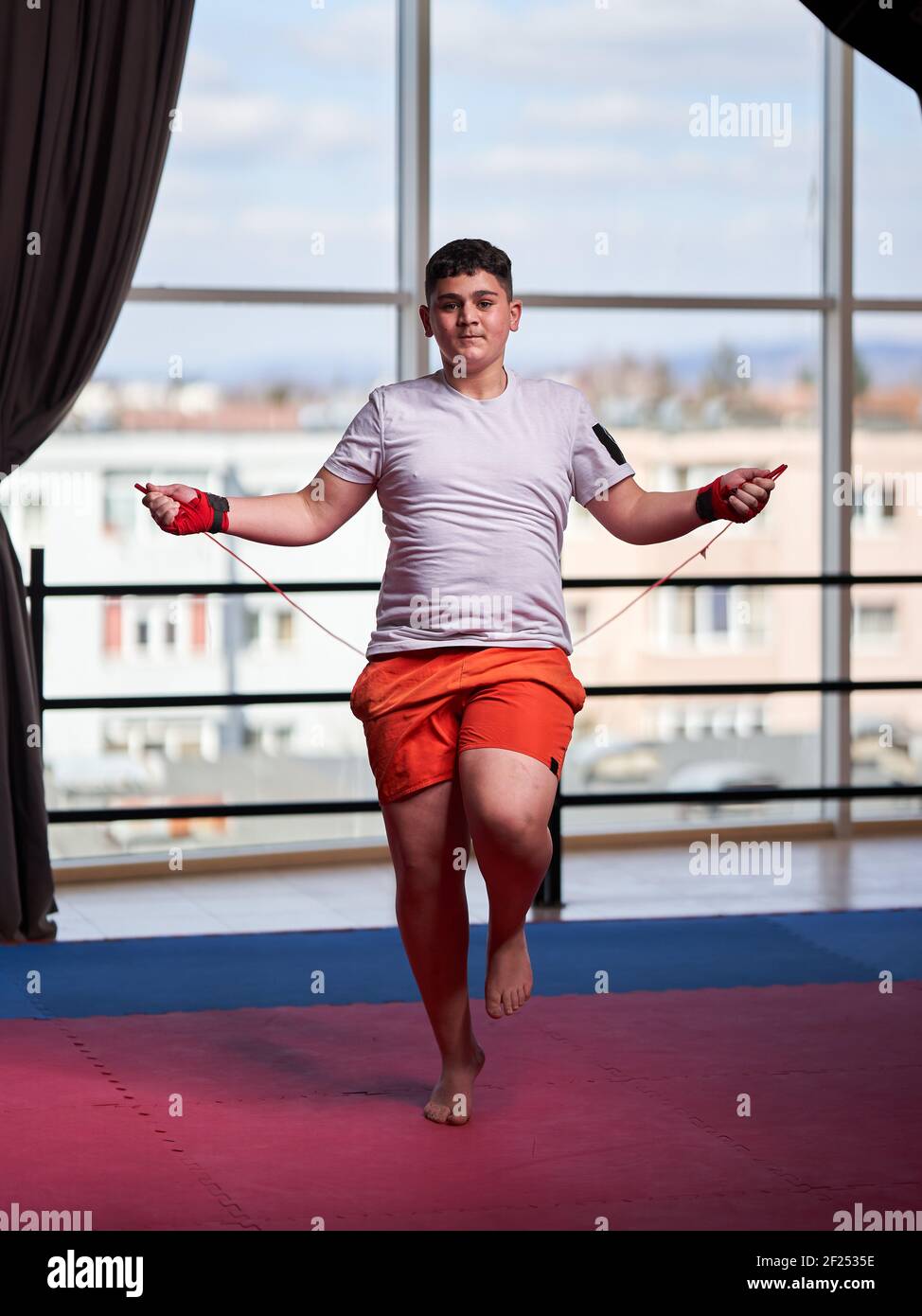 Man boxer portrait fat hi-res stock photography and images - Alamy