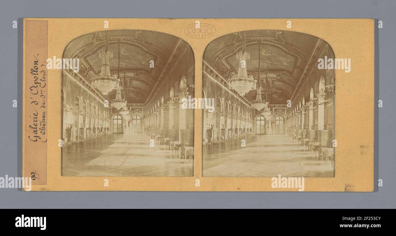 Gallery of Apollo (Chateau de St. Cloud Stock Photo - Alamy