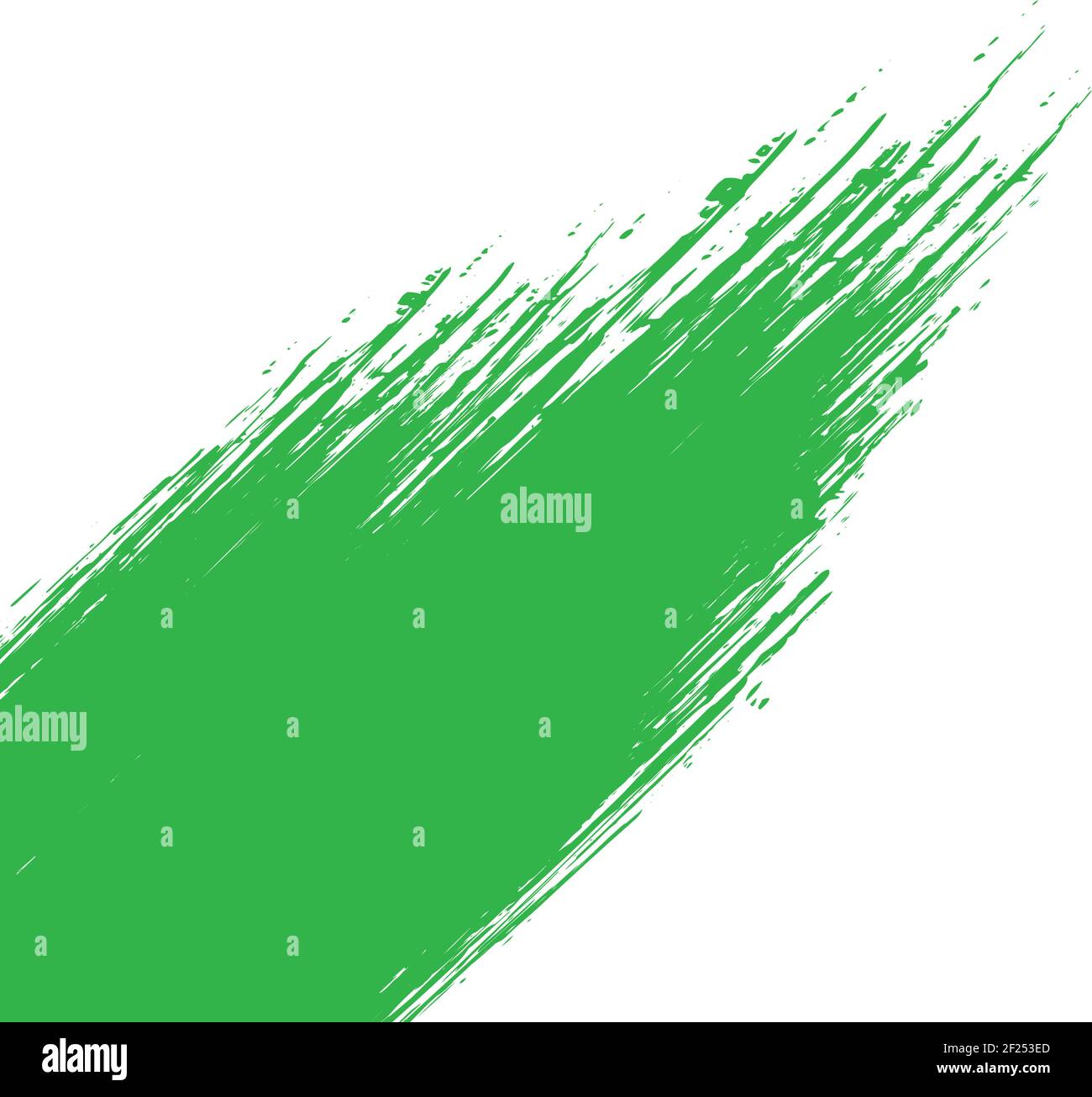 Smear of green paint on a white panoramic background - Vector ...