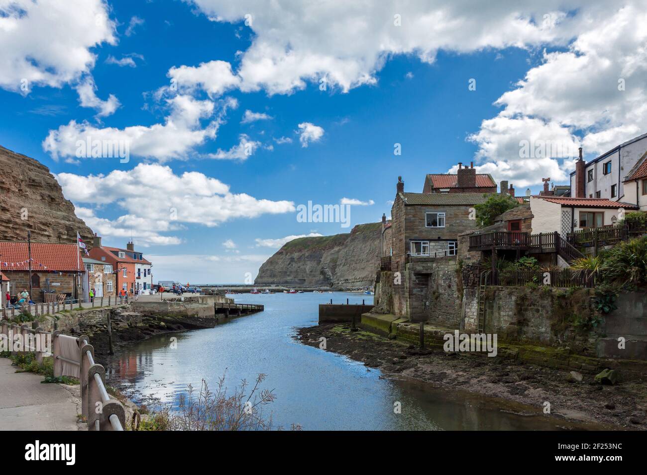 View of Staithes Stock Photo - Alamy