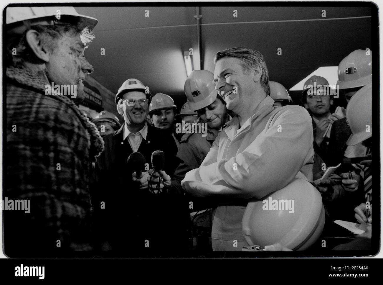 David Owen of the SDP on the British Election Campaign in 1987 Stock ...