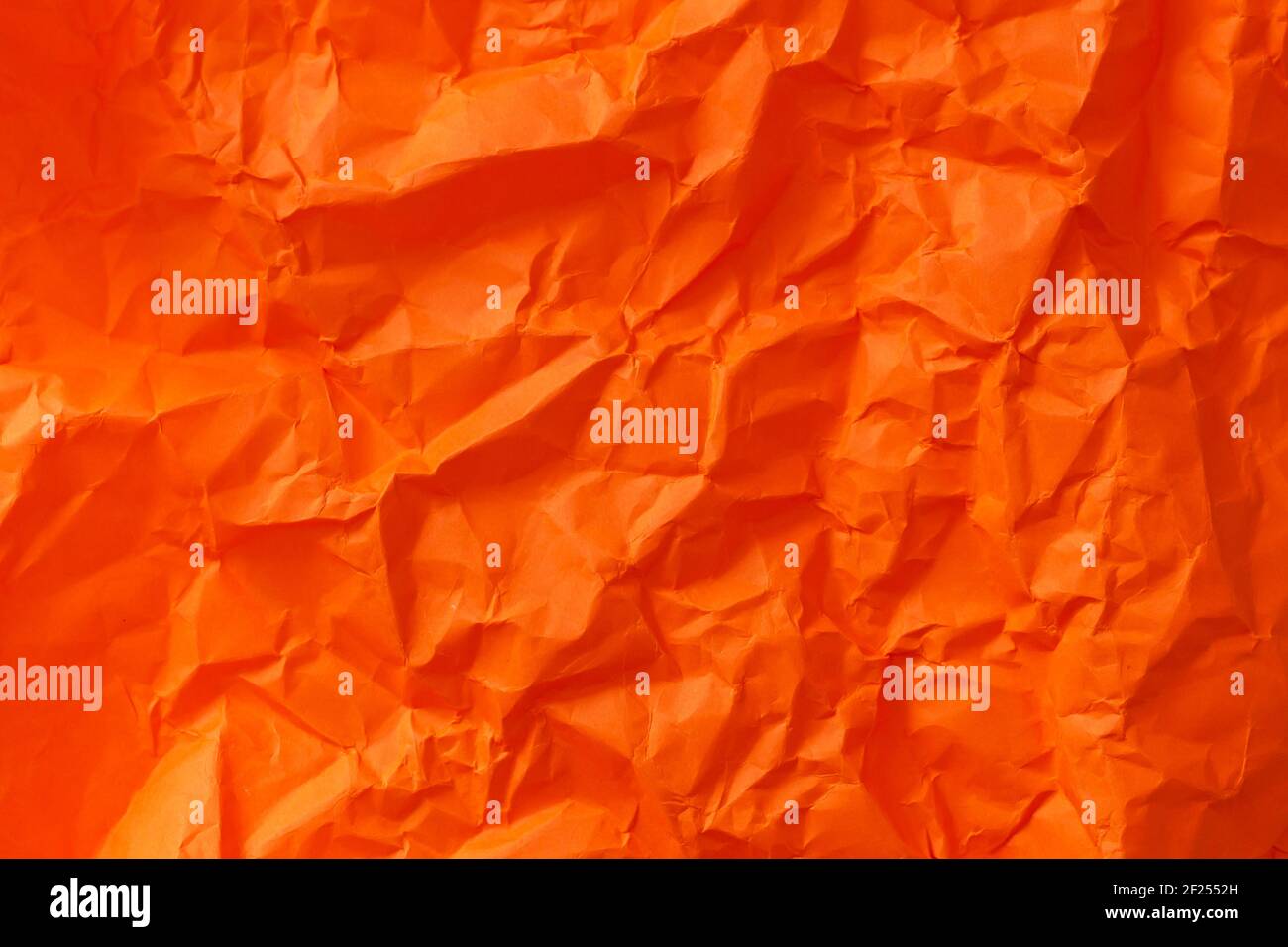 Blank orange wrinkled crumpled paper texture. Creative wallpaper Stock ...