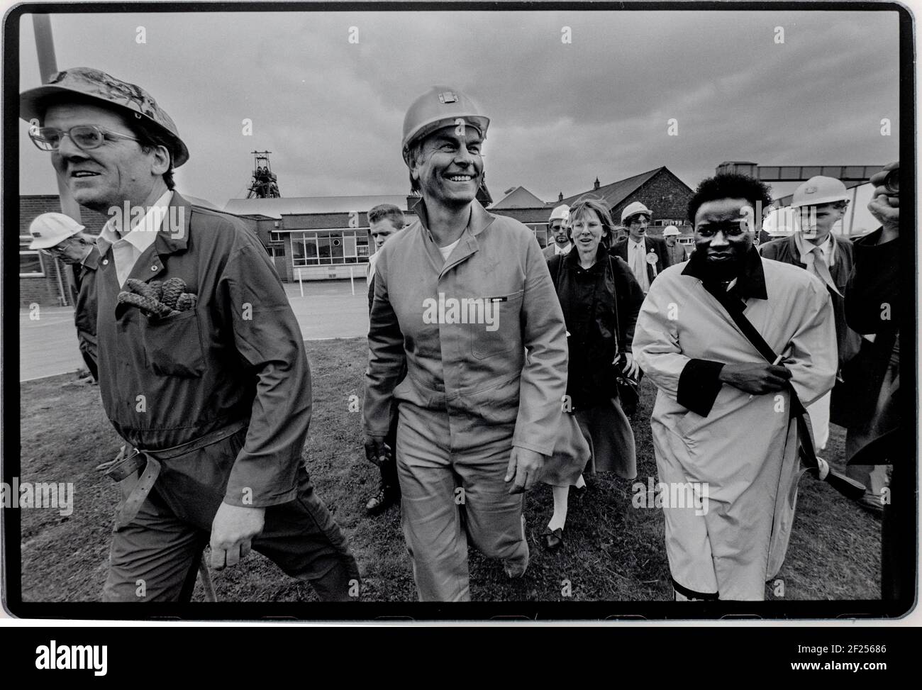 David Owen of the SDP on the British Election Campaign in 1987 Stock ...