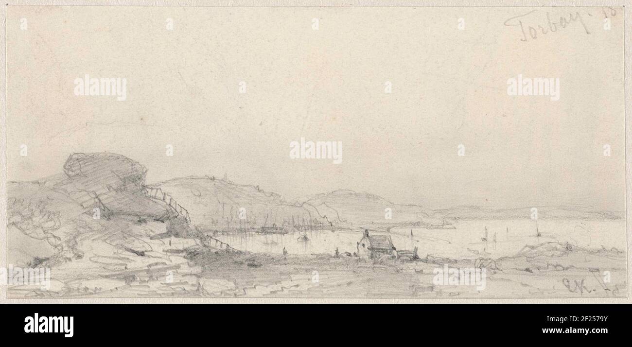 Coastal landscape at Torbay Stock Photo - Alamy