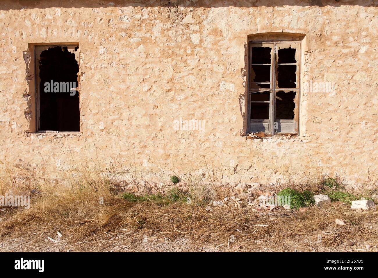 Window frame in an old building Stock Photo - Alamy