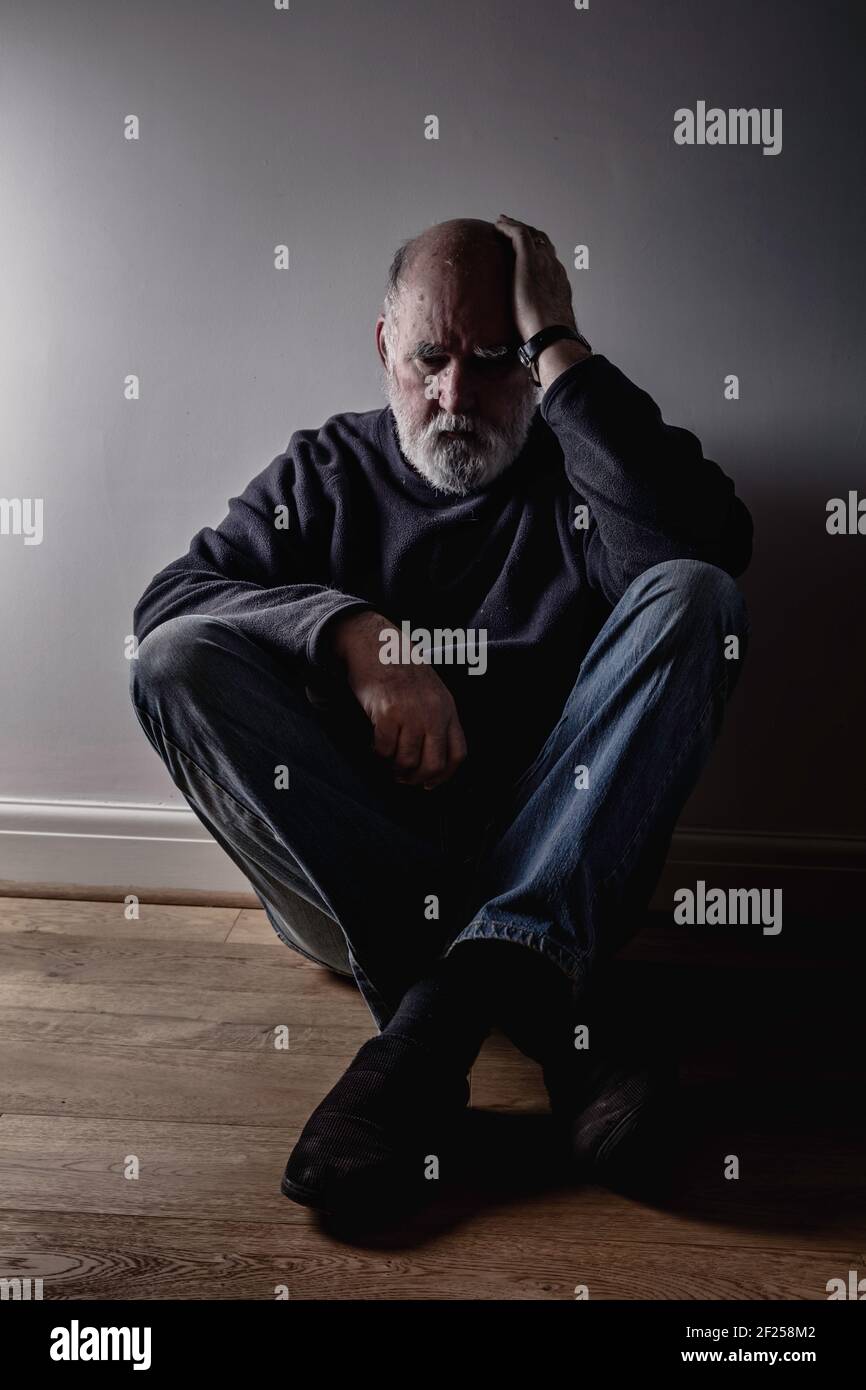 Full length looking down dejected hi-res stock photography and images ...