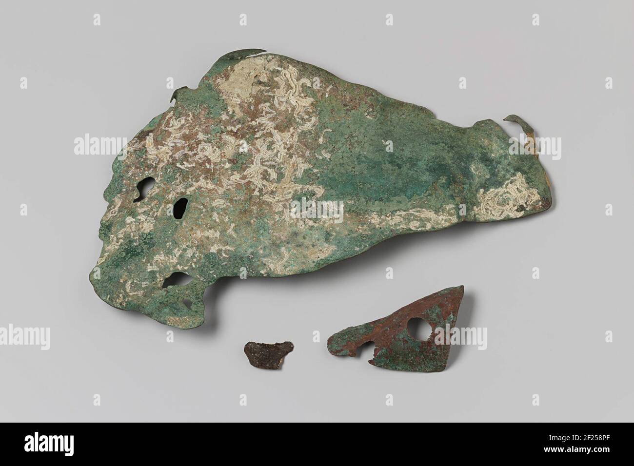 Fragments of sheet metal from the wreck of the East India Hollandia ...