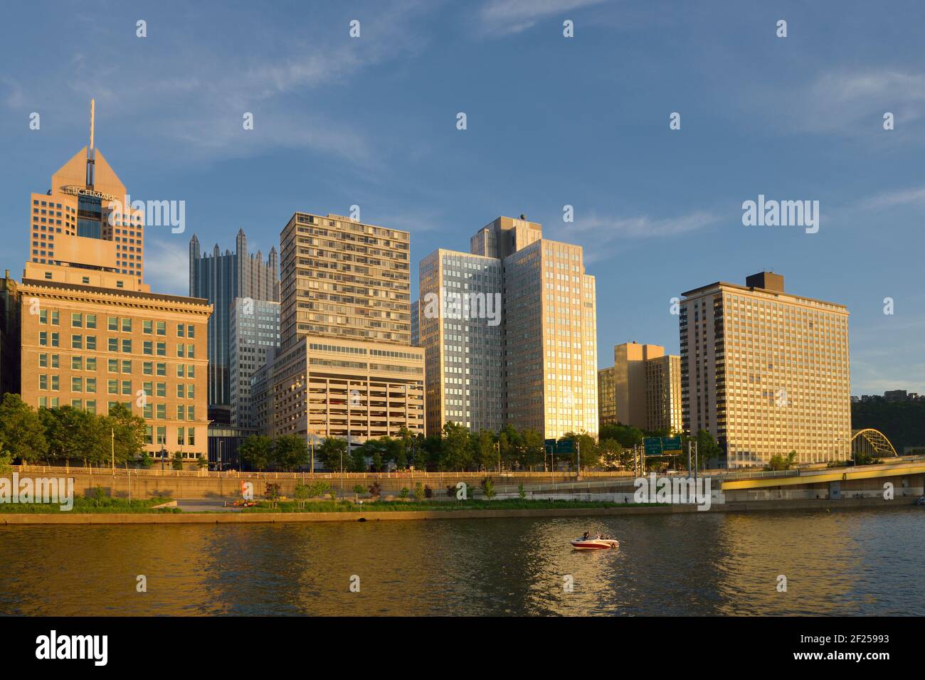 The Allegheny River and downtown Pittsburgh, Pittsburgh, Pennsylvania ...