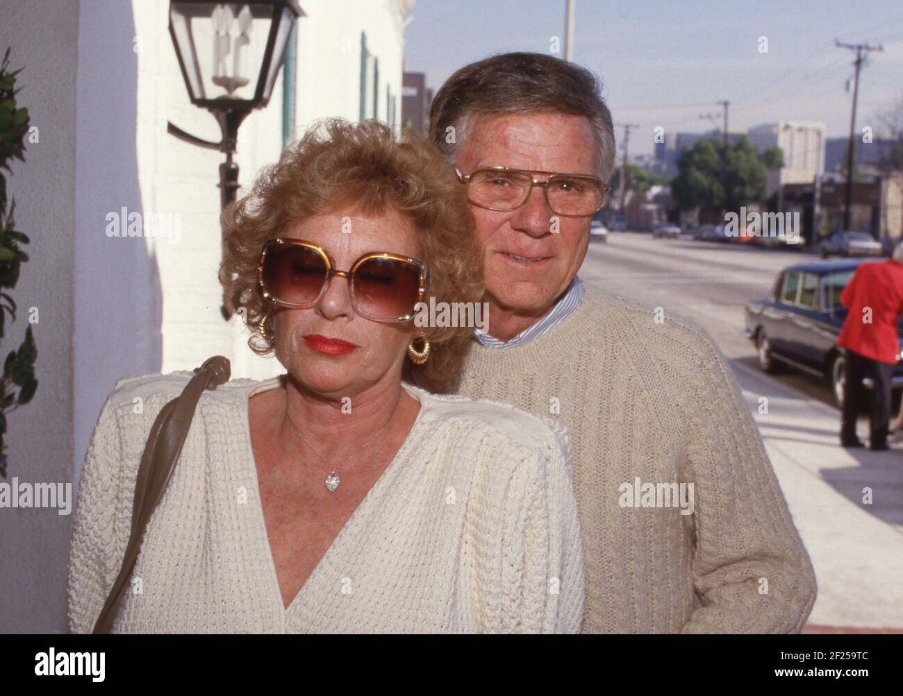 Jackie Cooper and wife Circa 1985 Credit: Ralph Dominguez/MediaPunch ...