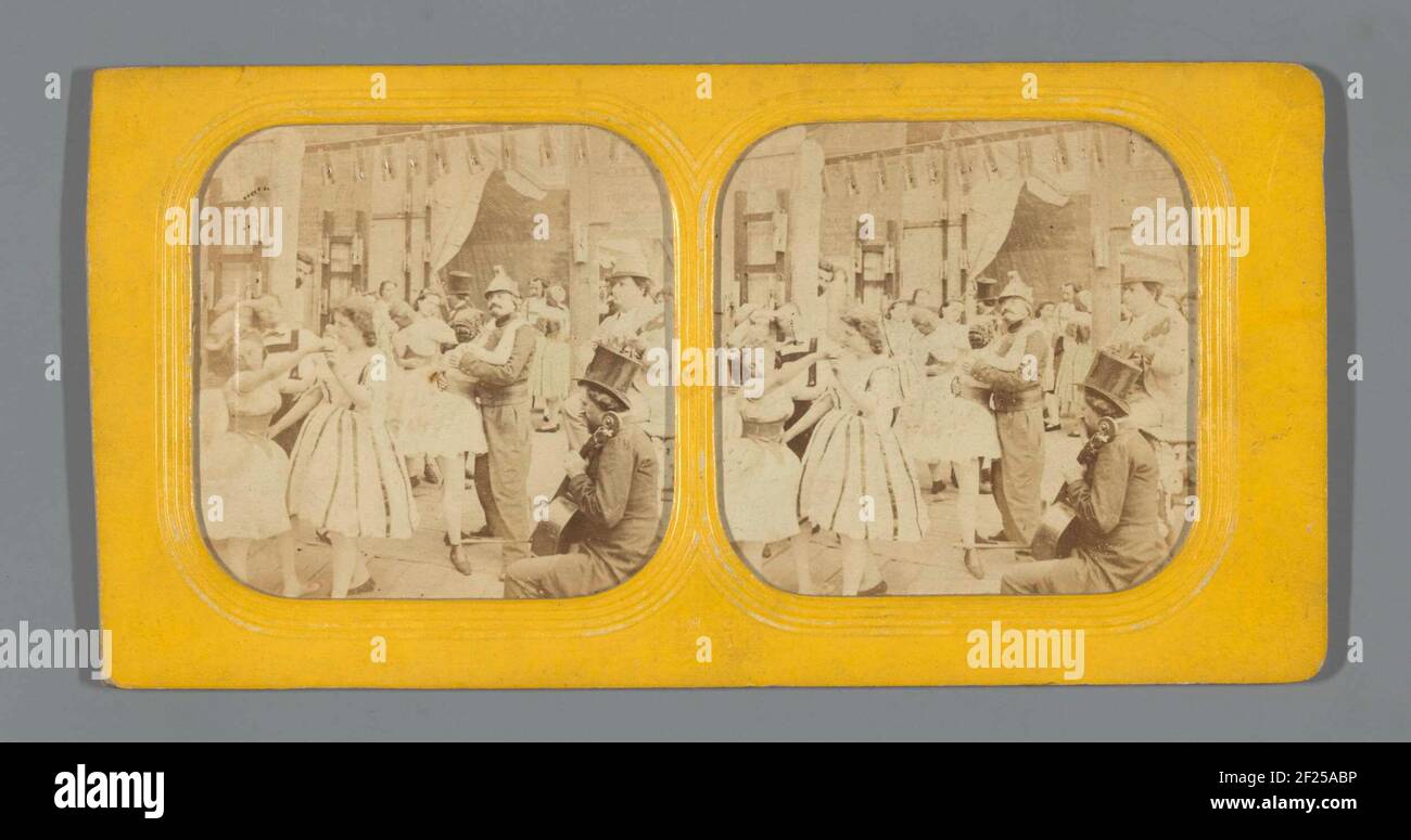 Scene in dance hall: Musicians and dancing couples Stock Photo - Alamy