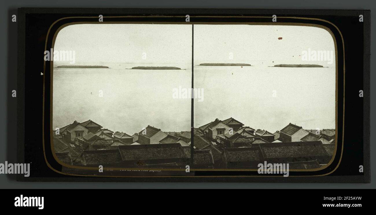 Fort of southern Yedo (Japan) [onz] Stock Photo - Alamy