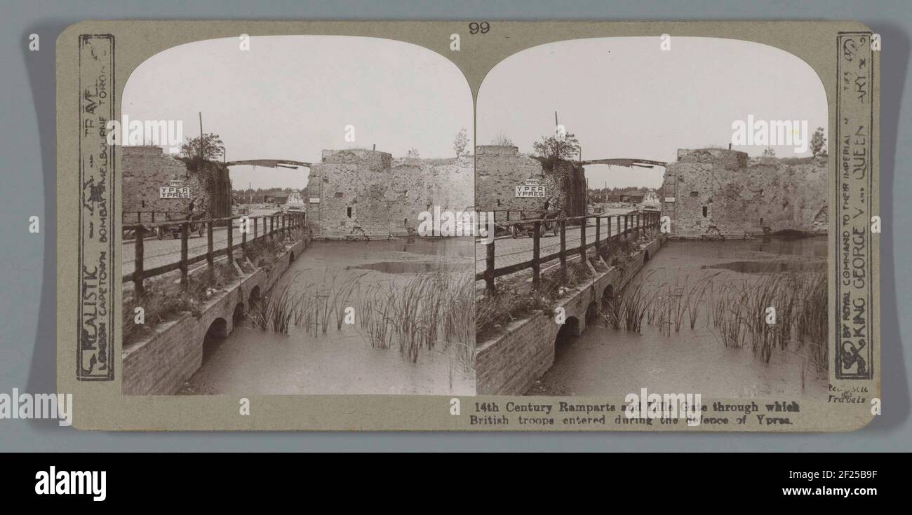 14th Century Ramparts and Lilli Gate through which British troops ...