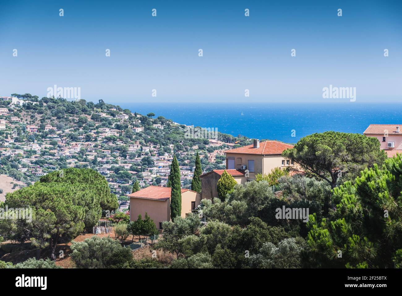 Bormes-les-Mimosas typical village in the south of France Stock Photo ...
