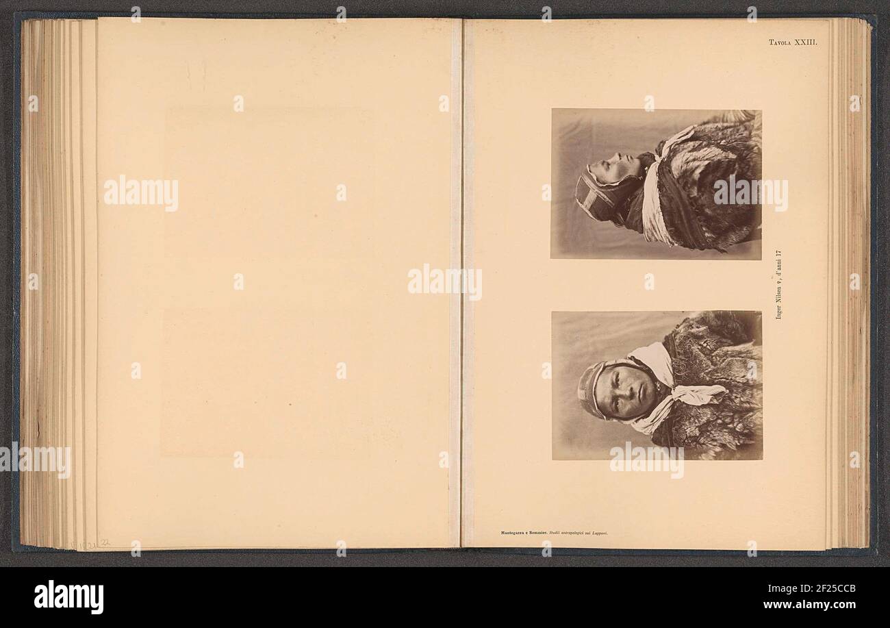 Twee Portrait van Inger Nilsen; Inger Nilsens ♀, D 'Anni 17.on The Left ...