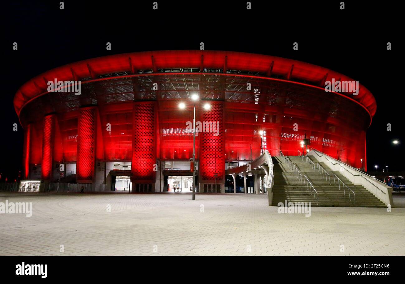 A general view of the Puskas Arena, Budapest, venue for this evenings ...