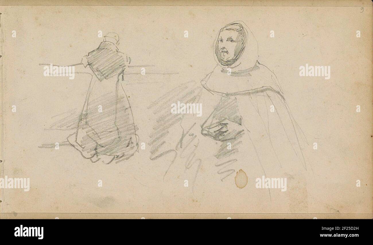 Monk with folded hands hi-res stock photography and images - Alamy