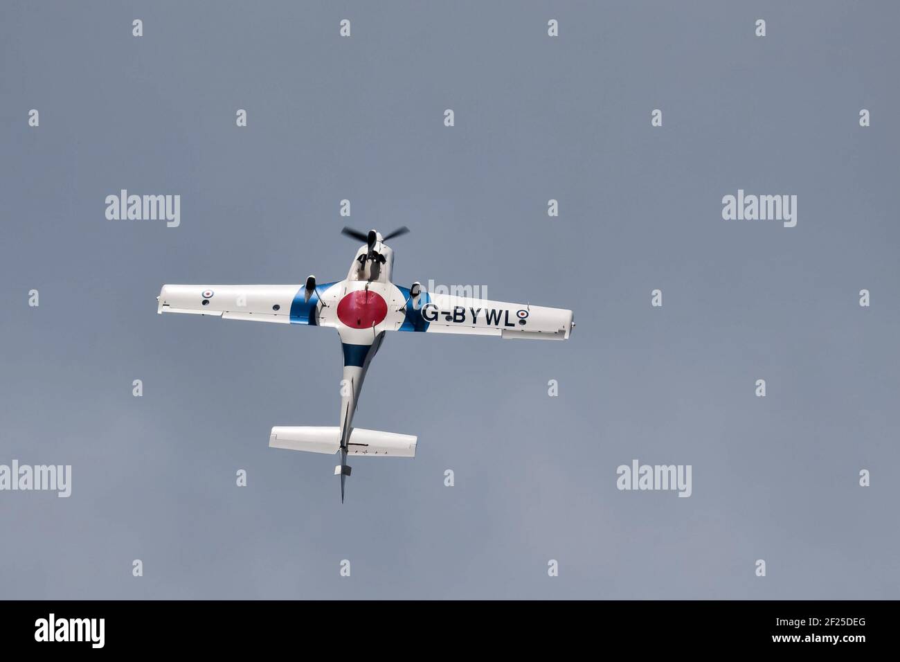 Grob 115E Tutor T1 Aerial Display at Biggin Hill Airshow Stock Photo ...