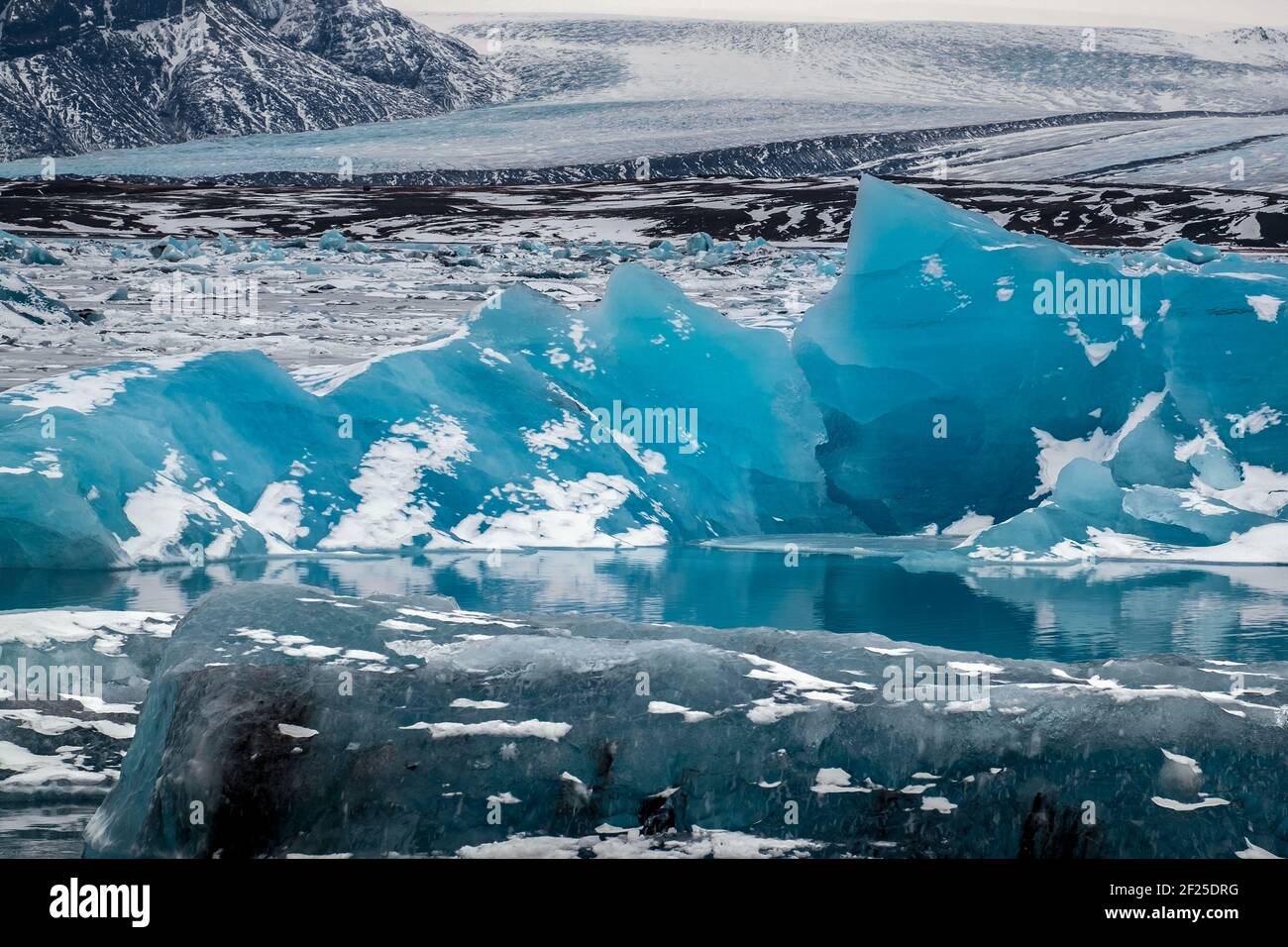 View of Jokulsarlon Ice Lagoon Stock Photo - Alamy