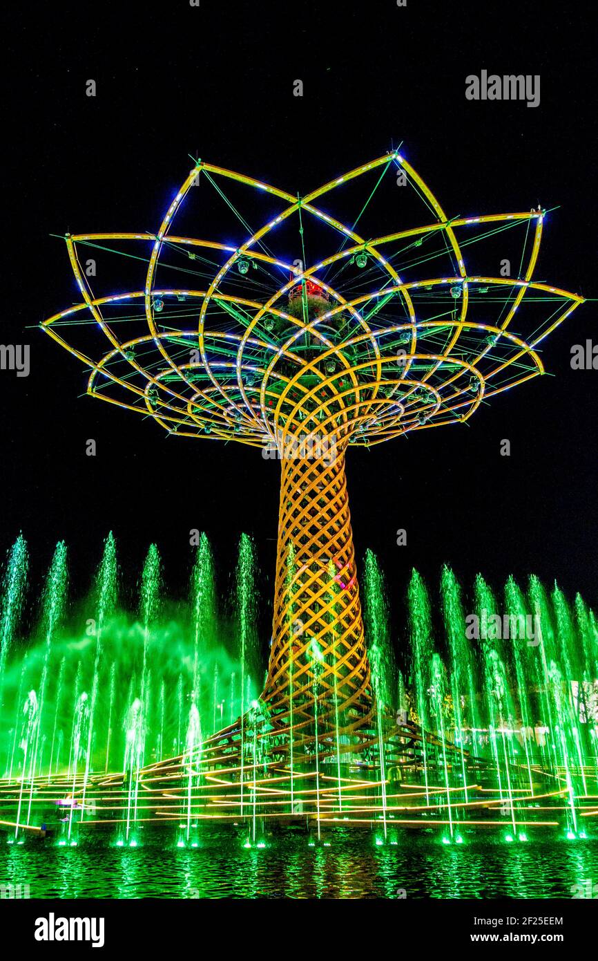 Tree of Life at Expo in Milan Italy Stock Photo - Alamy