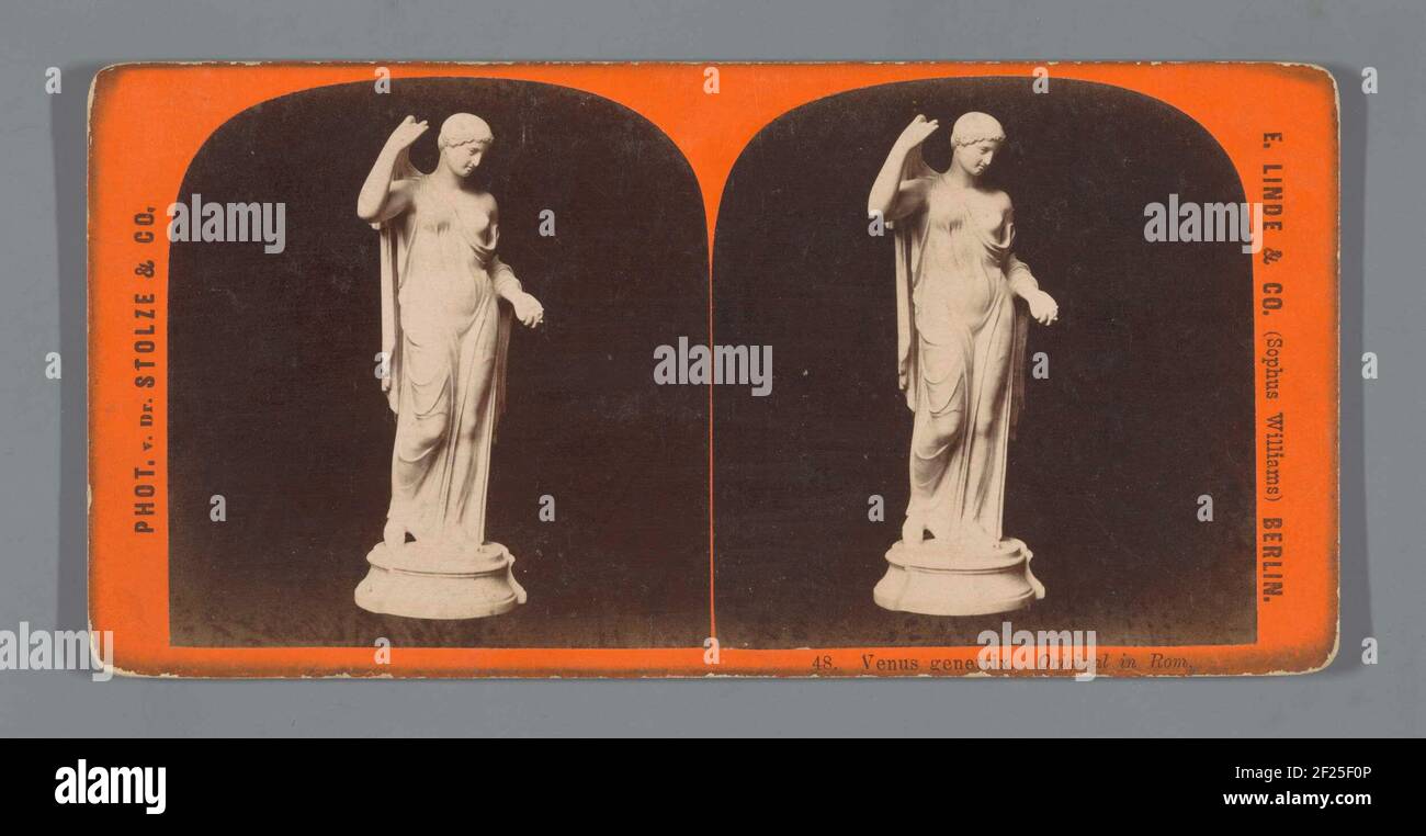 Sculpture of venus as mother goddess; Venus genetrix. Original in Rom ...