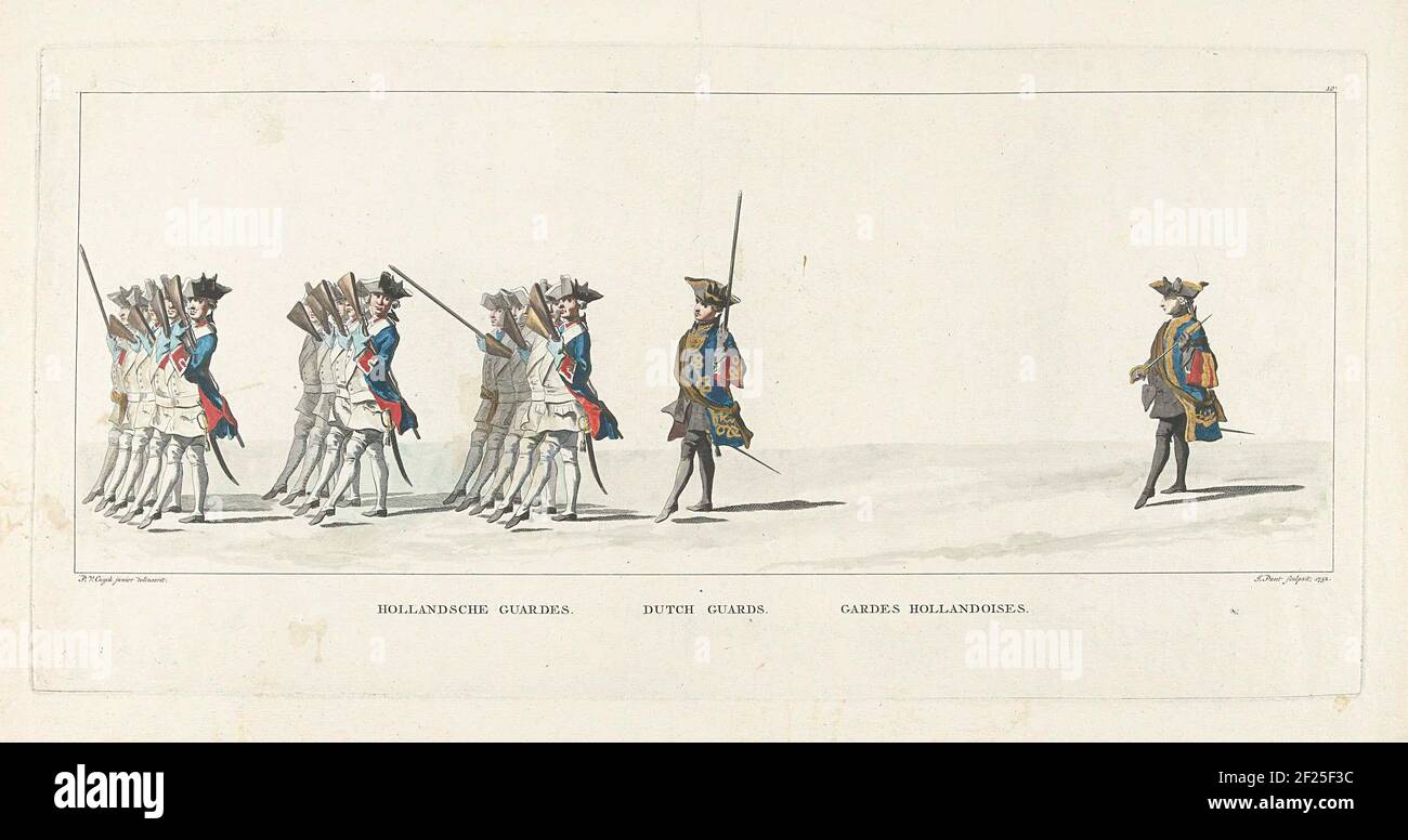 Plate 10 hollandsche guardes hi-res stock photography and images - Alamy