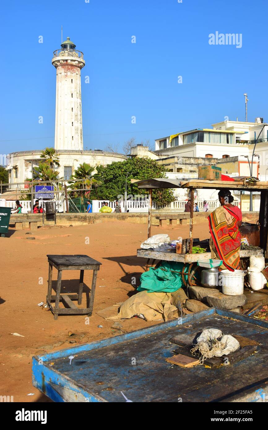 Puducherry, Pondicherry, Tamil Nadu, India Stock Photo - Alamy