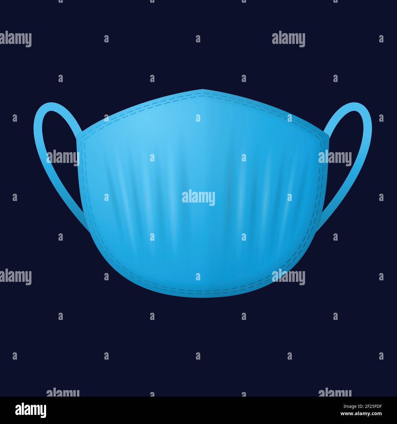 Face blue breathing mask different types with protection Stock Vector ...