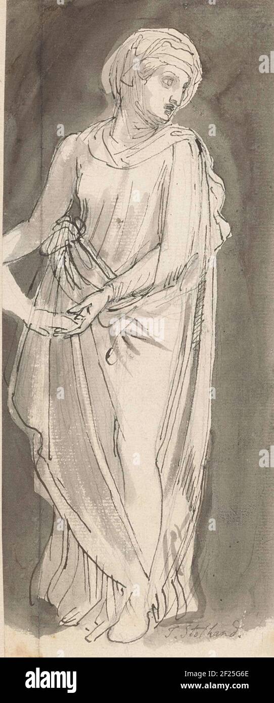 Standing woman figure Stock Photo - Alamy