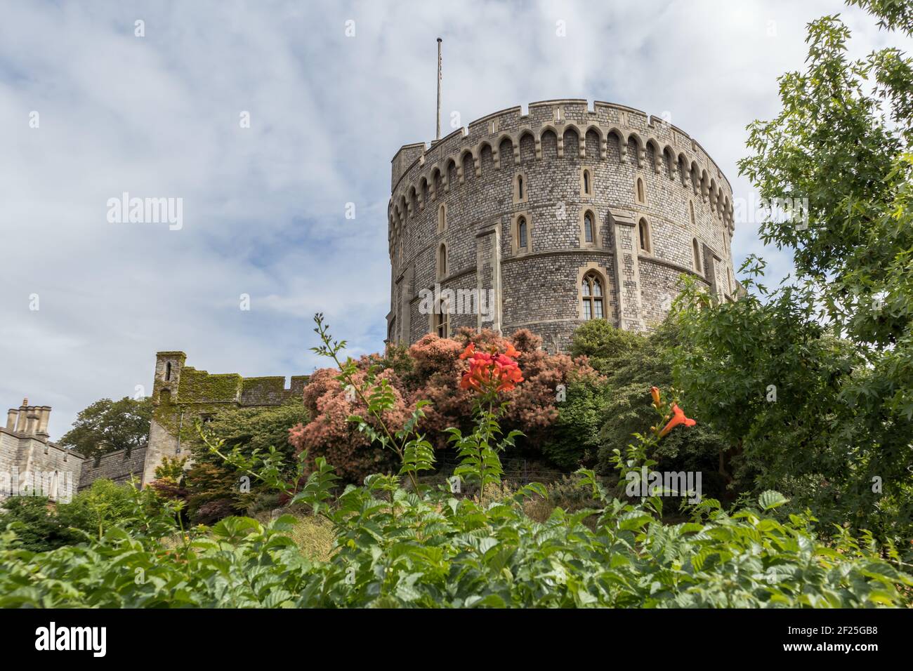 WINDSOR, MAIDENHEAD WINDSOR/UK - JULY 22 : View of Windsor Castle at ...