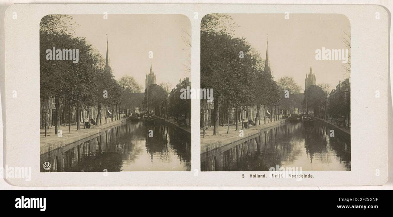Noordeinde in Delft; 5 Holland. Delft. Noordeinde Stock Photo - Alamy