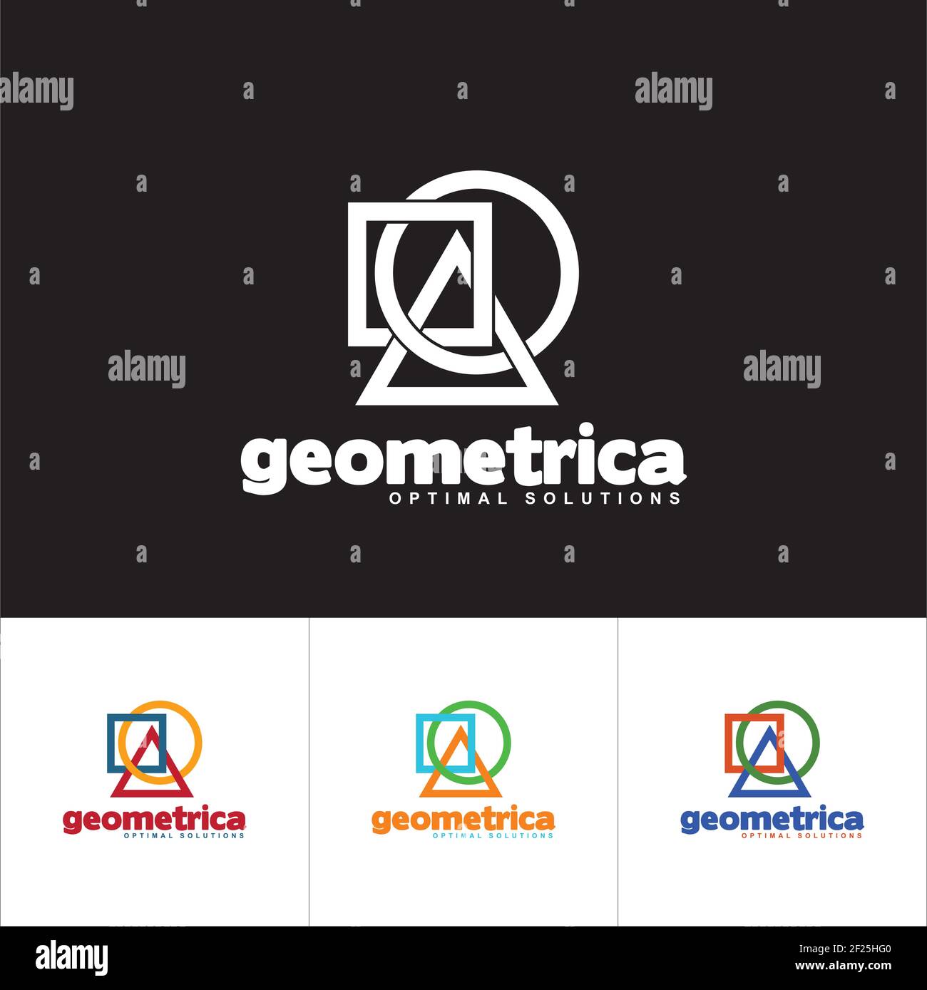 Square Circle Triangle Logo