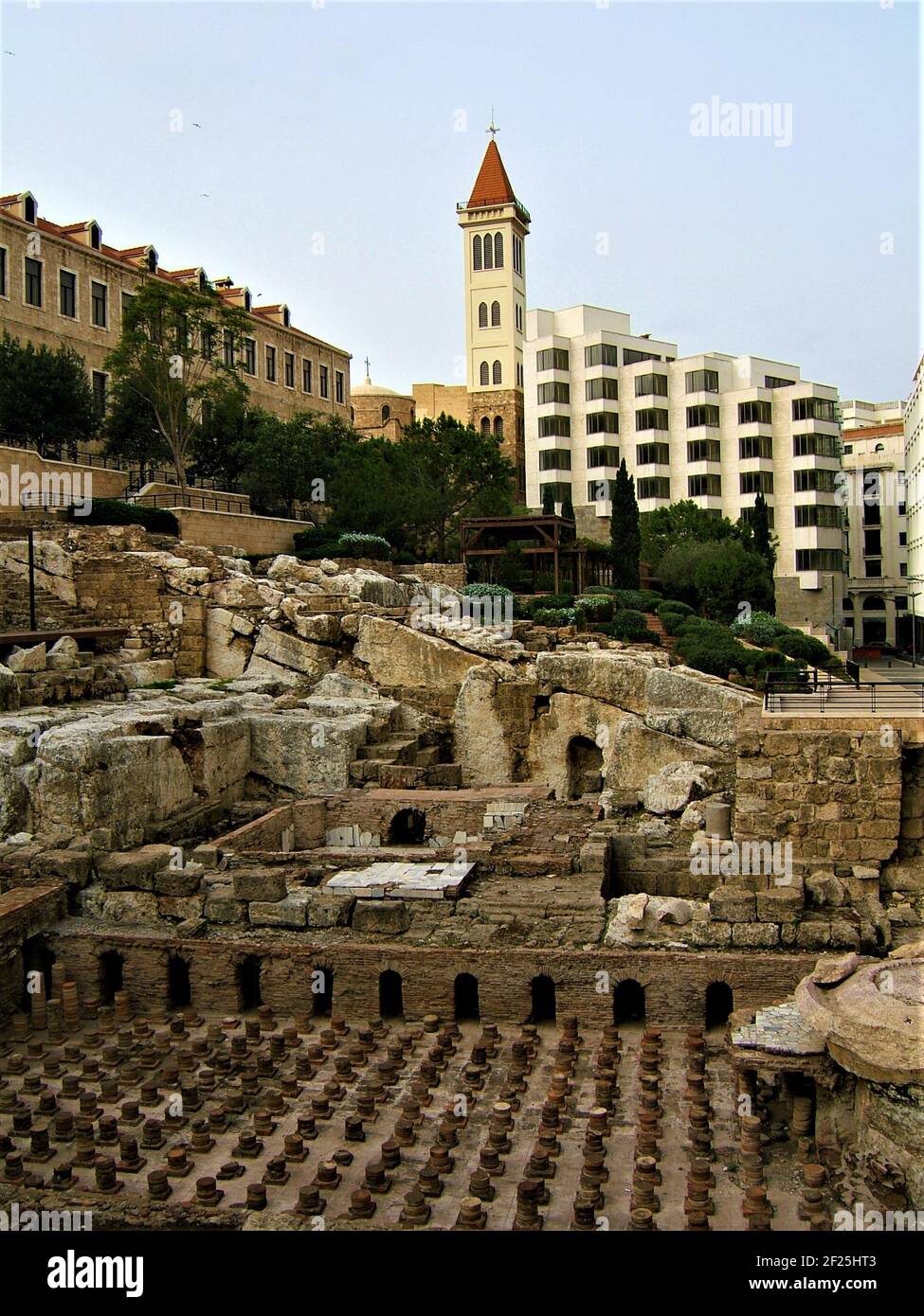 Beirut, Lebanon, Roman Baths Stock Photo - Alamy