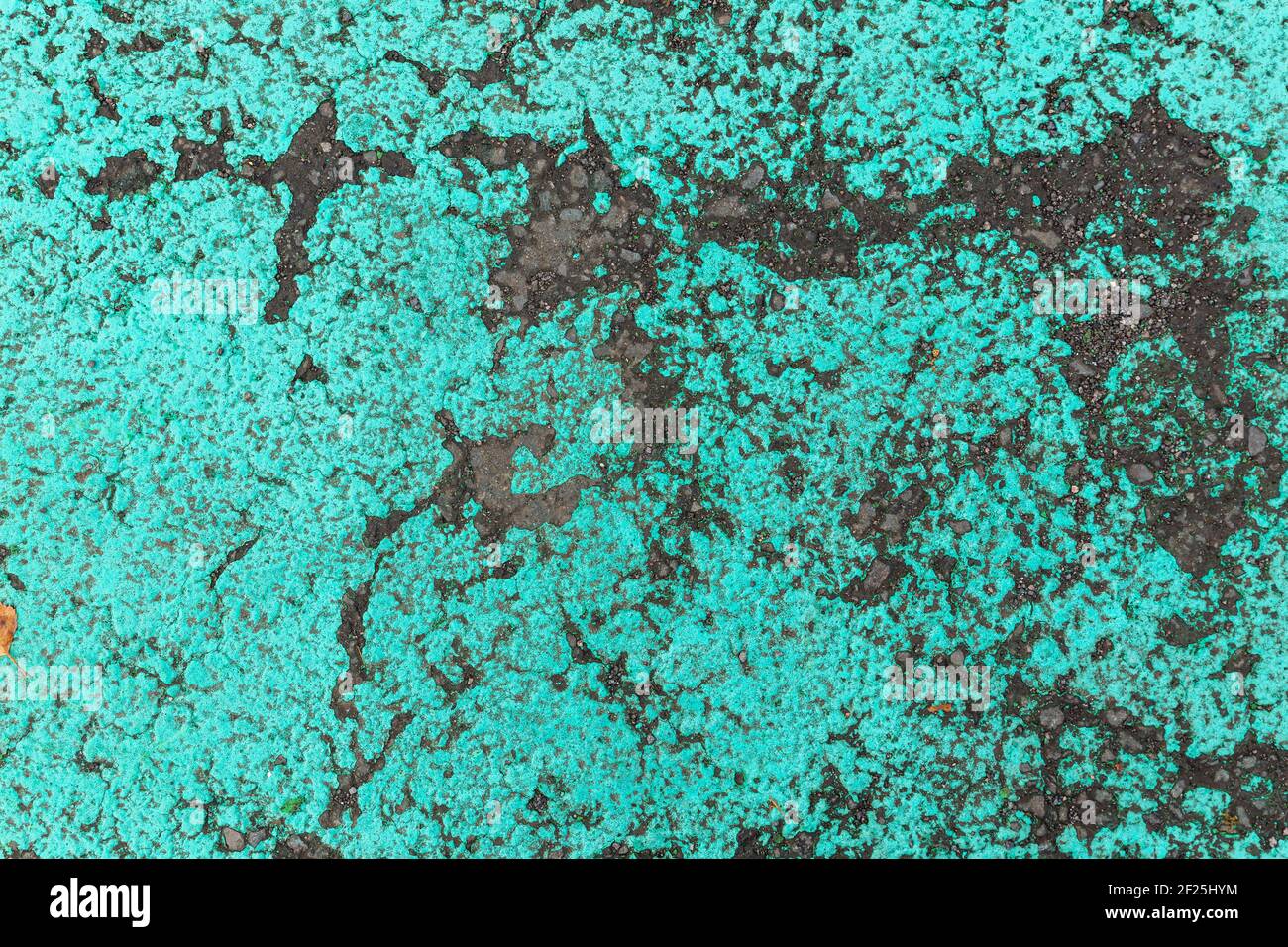 Green Paint on Road Asphalt Background Stock Photo - Alamy
