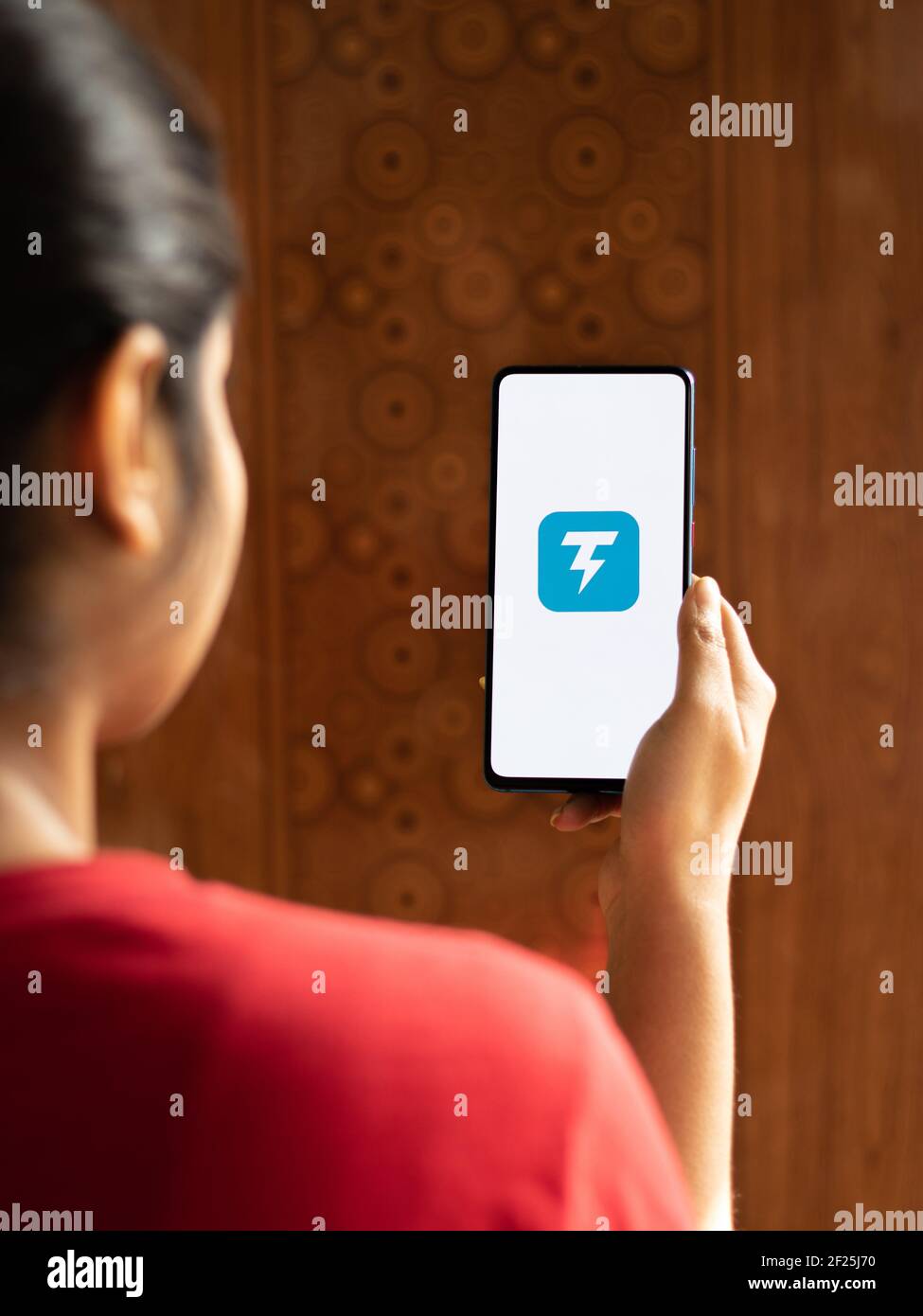 Assam, india - March 10, 2021 : Thunder VPN logo on phone screen stock ...