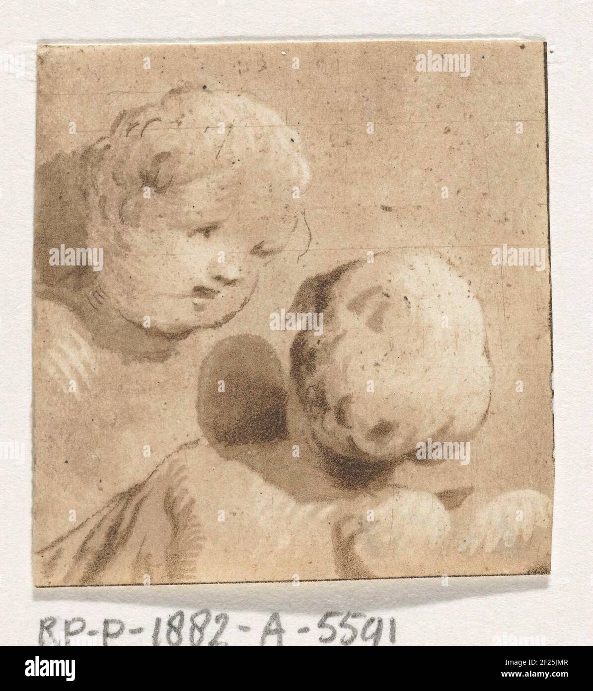 Two putti heads hi-res stock photography and images - Alamy