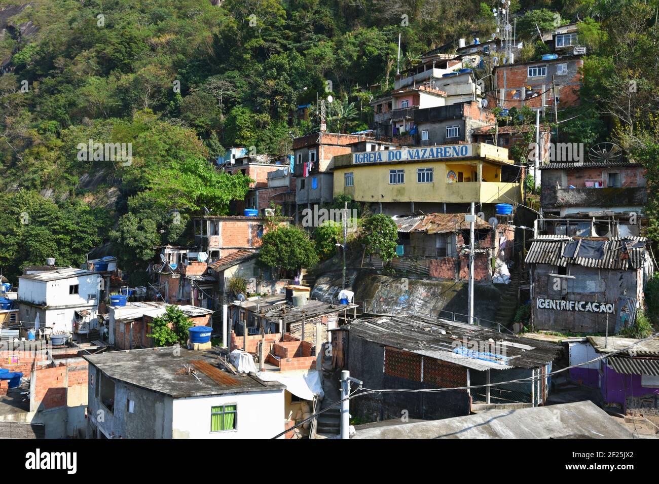 Hillside Favela In Rio De High Resolution Stock Photography and Images ...