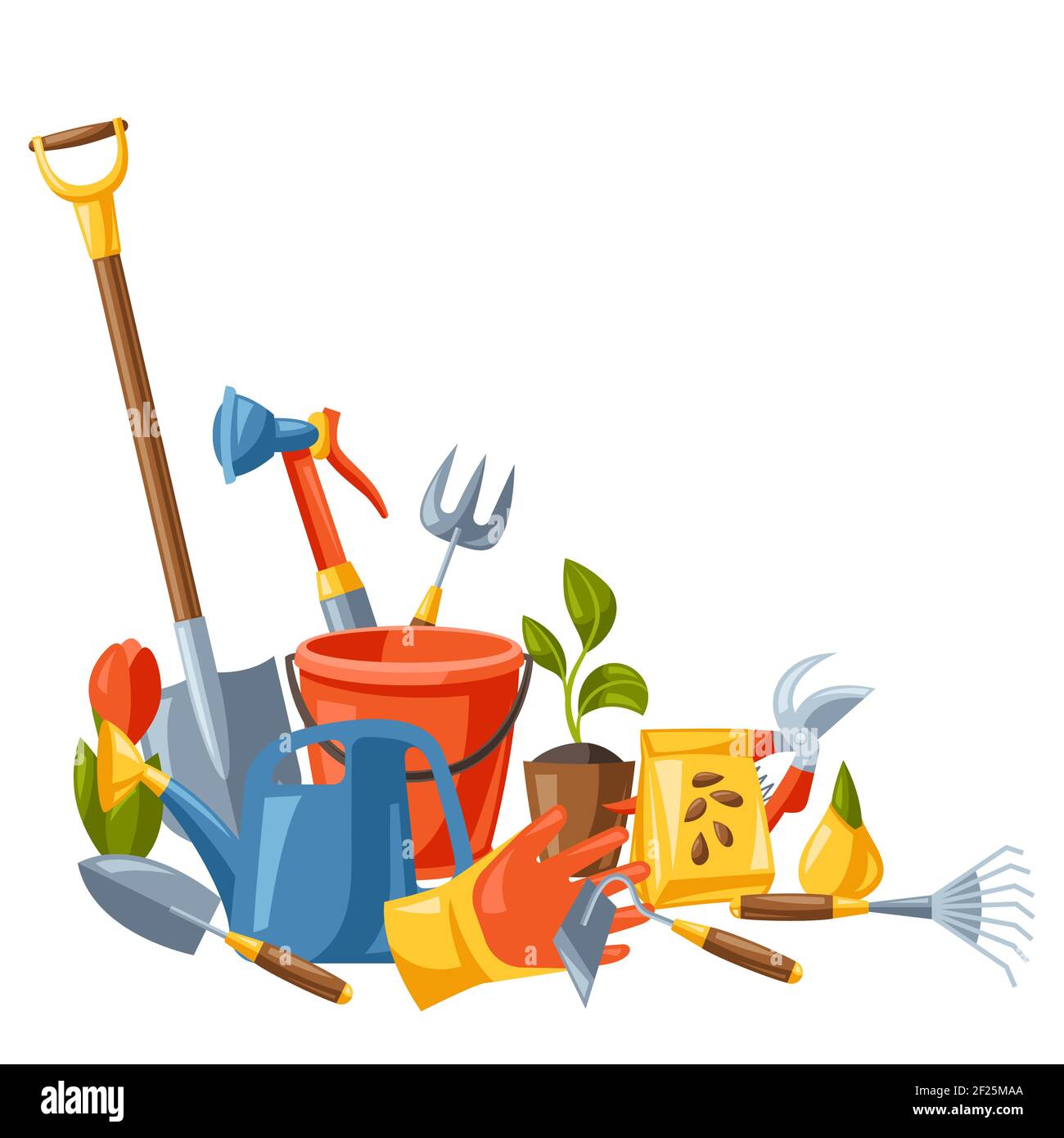 Gardener Tools Clipart Transparent PNG Hd, Garden Tools, 52% OFF