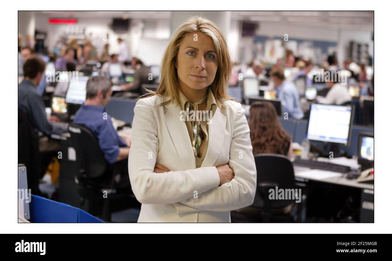 Deborah Turness editor at ITV Newspic David Sandison 4/8/2005 Stock ...