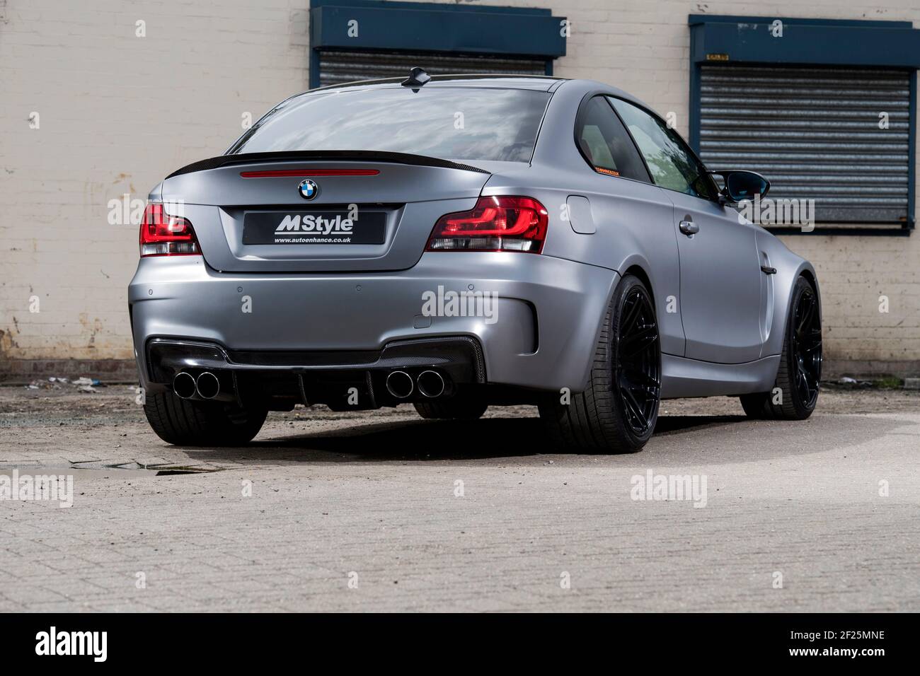 BMW M135i compact rear wheel drive performance car with modifications ...